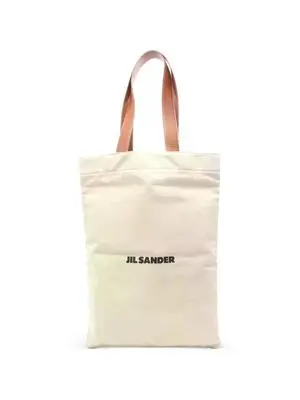JIL SANDER 2000s Shopper Tote Bag - Neutrals