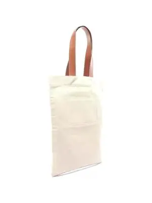 JIL SANDER 2000s Shopper Tote Bag - Neutrals