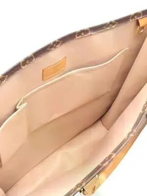 LOUIS VUITTON 2003 Sac Plat Tote Bag - Brown