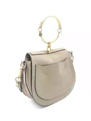 Chloé 2000s Medium Nile Bracelet Leather Handbag - Neutrals