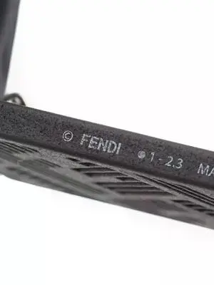 Fendi 2020s Square-frame Sunglasses - Black