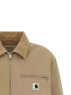 Carhartt Work In Progress Logo-patch Bomber Jacket - Neutrals