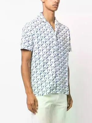Orlebar Brown Howell James Bond-print Shirt - White
