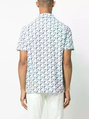 Orlebar Brown Howell James Bond-print Shirt - White
