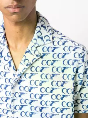 Orlebar Brown Howell James Bond-print Shirt - White