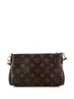 LOUIS VUITTON Pallas Monogram Canvas Clutch - Brown