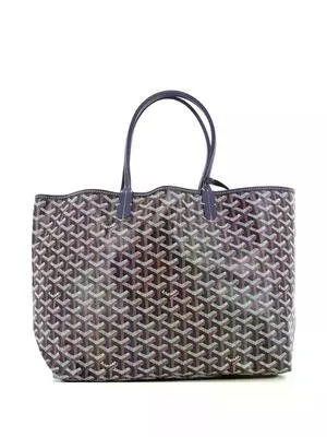 Goyard Saint Louis Coated Canvas Pm Tote Bag - Blue