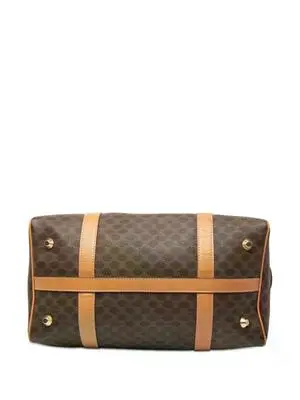 Celine Macadam Coated Canvas Boston Bag
