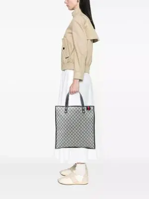 Gucci Gg Supreme Web Tote Bag