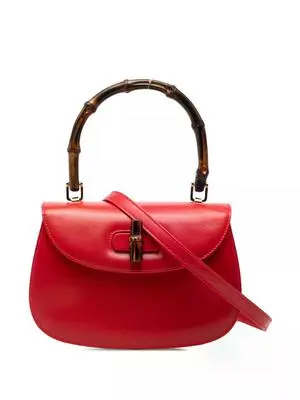 Gucci 20th Century Small Bamboo Night Satchel - Red
