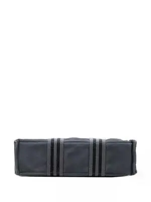 Hermès Canvas Fourre Tout Pm Tote Bag - Black