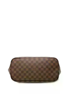 LOUIS VUITTON Damier Ebene Neverfull Mm Tote Bag - Brown