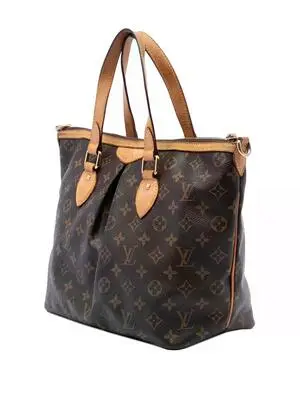 LOUIS VUITTON 2012 Monogram Palermo Pm Satchel - Brown