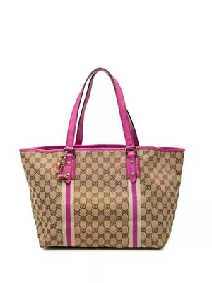 Gucci Gg Canvas Jolicoeur Tote Bag - Brown