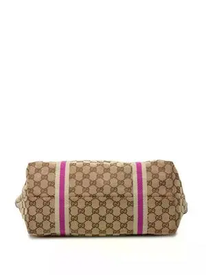 Gucci Gg Canvas Jolicoeur Tote Bag - Brown