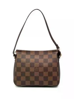 LOUIS VUITTON 2003 Damier Ebene Trousse Pochette Handbag