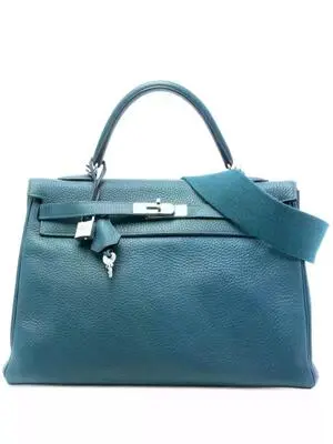 Hermès 2013 Kelly Ii Retourne 35 Satchel - Blue
