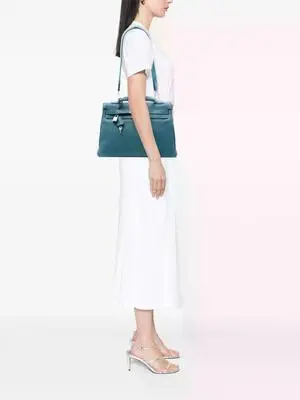 Hermès 2013 Kelly Ii Retourne 35 Satchel - Blue
