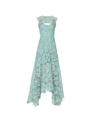 Costarellos Janica Lace Gown - Blue