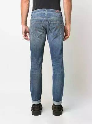 DONDUP Low-rise Skinny Jeans - Blue