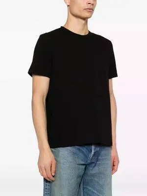 Saint Laurent Crew Neck T-shirt - Black