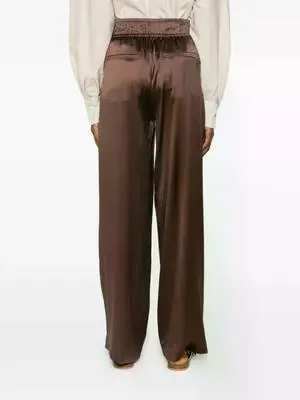 Brunello Cucinelli Wide Leg Trousers - Brown