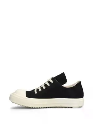 Rick Owens Temple Eyelet Lace-up Sneakers - Black