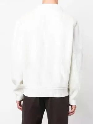 Zegna Ribbed Crew-neck Sweatshirt