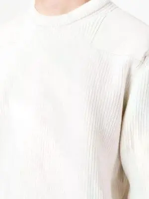 Zegna Ribbed Crew-neck Sweatshirt