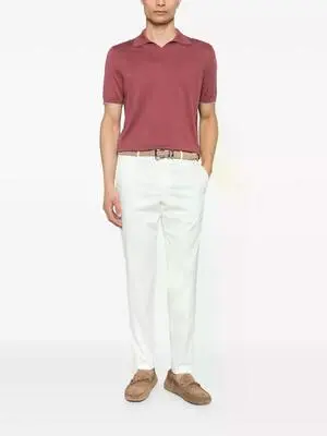 Brunello Cucinelli V-neck T-shirt - Red