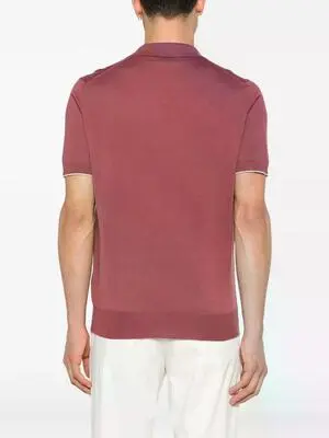 Brunello Cucinelli V-neck T-shirt - Red