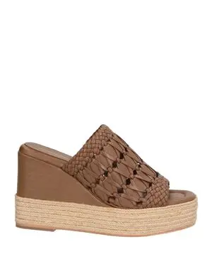 PALOMA BARCELO Leather Wedge Sandals