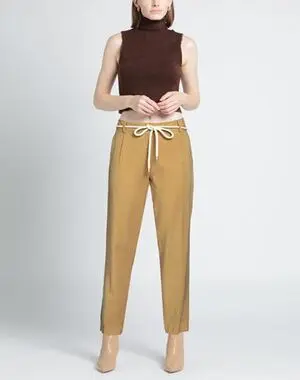 MANILA GRACE Tapered Twill Pants