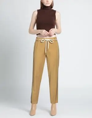 MANILA GRACE Tapered Twill Pants