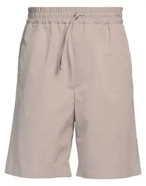 LARDINI Cotton Poplin Shorts - Beige