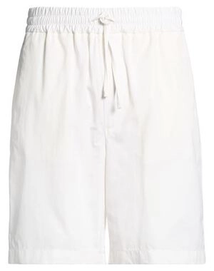 LARDINI Cotton Poplin Shorts - White