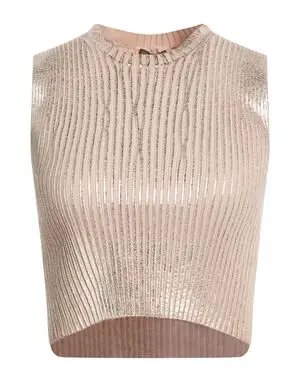 Peserico Metallic Ribbed Knit Top