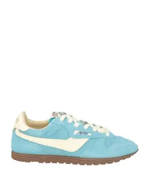 AUTRY Suede Low-top Sneakers - Turquoise