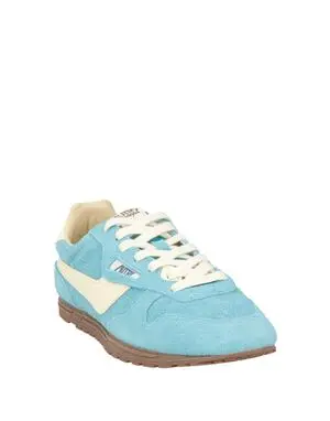 AUTRY Suede Low-top Sneakers - Turquoise