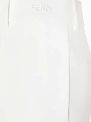 Fendi Technical Canvas Trousers - White