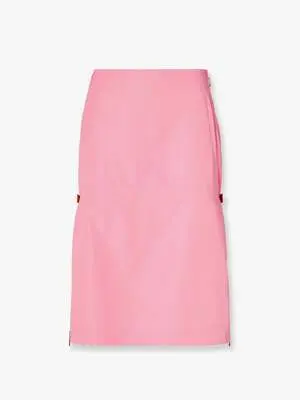 Fendi Technical Viscose Midi Skirt
