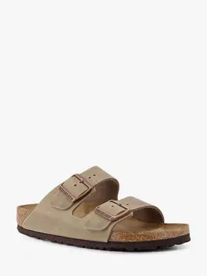 BIRKENSTOCK Arizona Suede Sandals - Beige