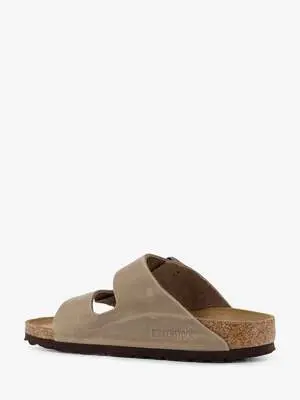 BIRKENSTOCK Arizona Suede Sandals - Beige