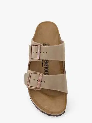 BIRKENSTOCK Arizona Suede Sandals - Beige