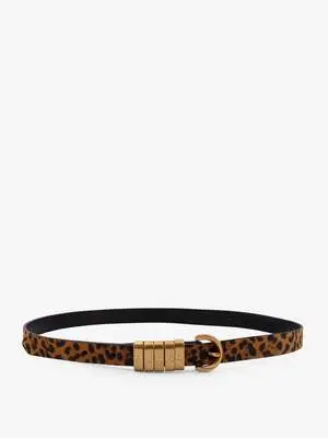 Pinko Leather Belt - Animal Print