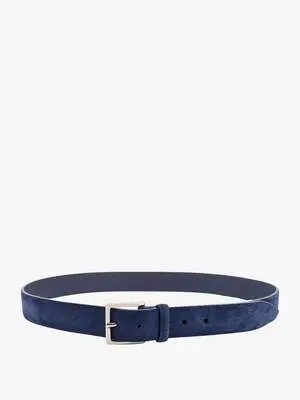ORTIGNI Suede Belt - Blue