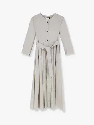 Max Mara Giorno Cotton Dress - White