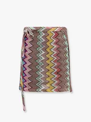 Missoni Lurex Skirt With Iconic Motif