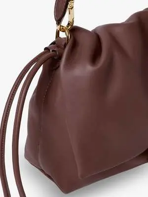 Fendi Mamma Baguette Medium Leather Bag - Brown