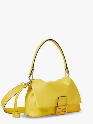Fendi Mamma Baguette Medium Leather - Yellow